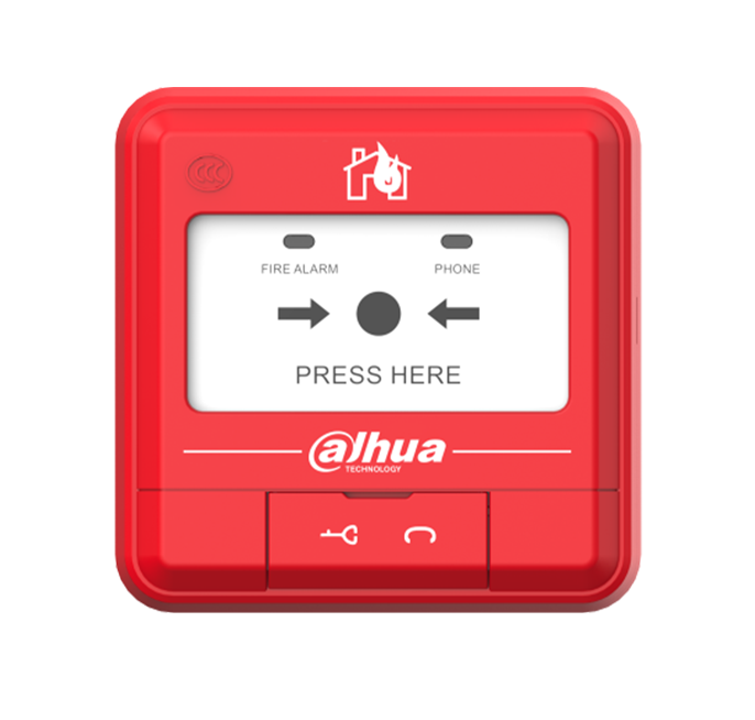 Dahua Addressable Fire Alarm Manual Call Point without Base HY-1200 ...